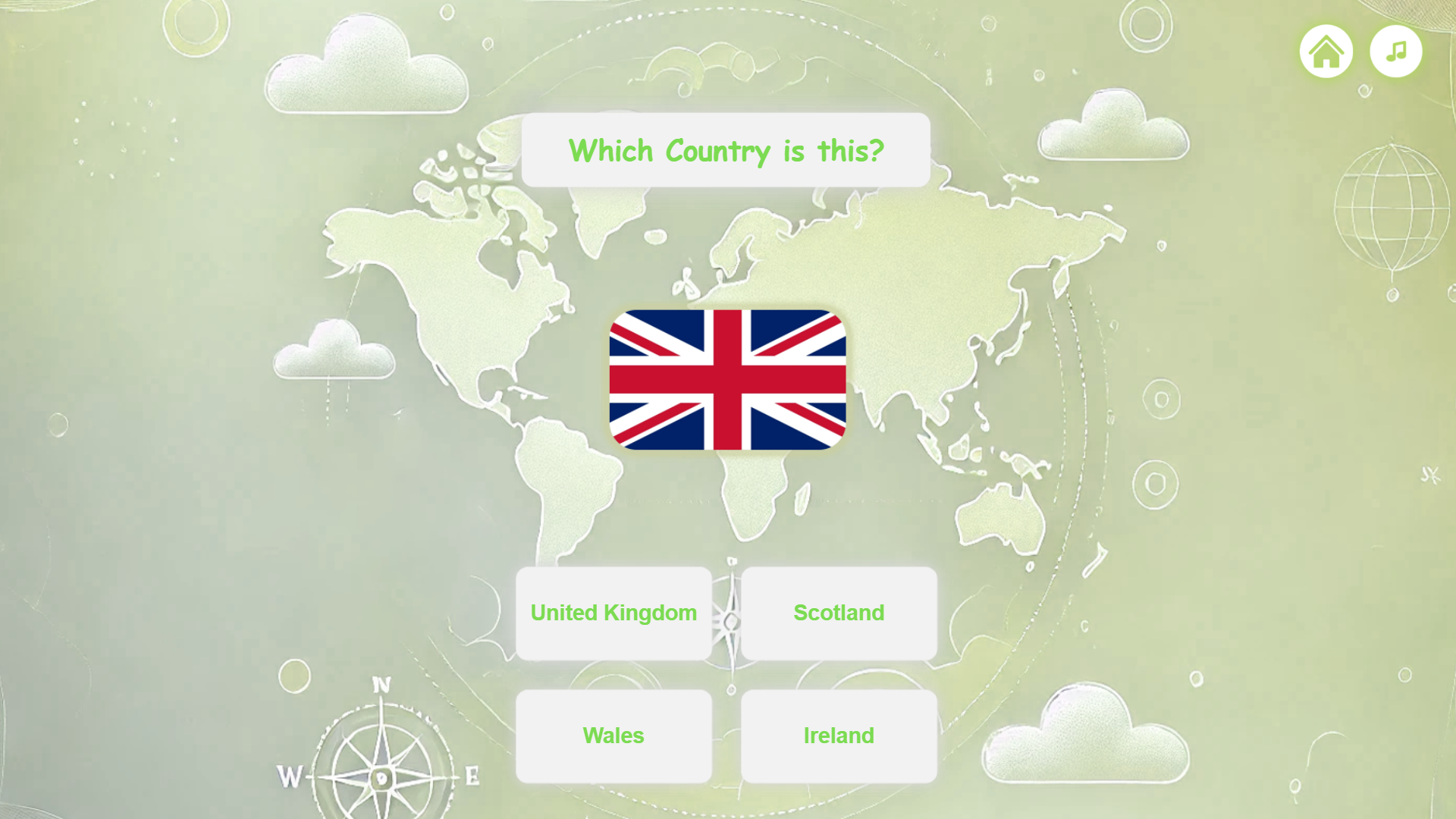 Flags Quiz - HTML5 Game - Construct 3 by 2dragontails | CodeCanyon